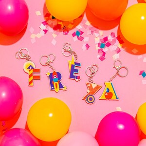 Letter N Keyring Made in UK Laser Cut Personalised - Etsy