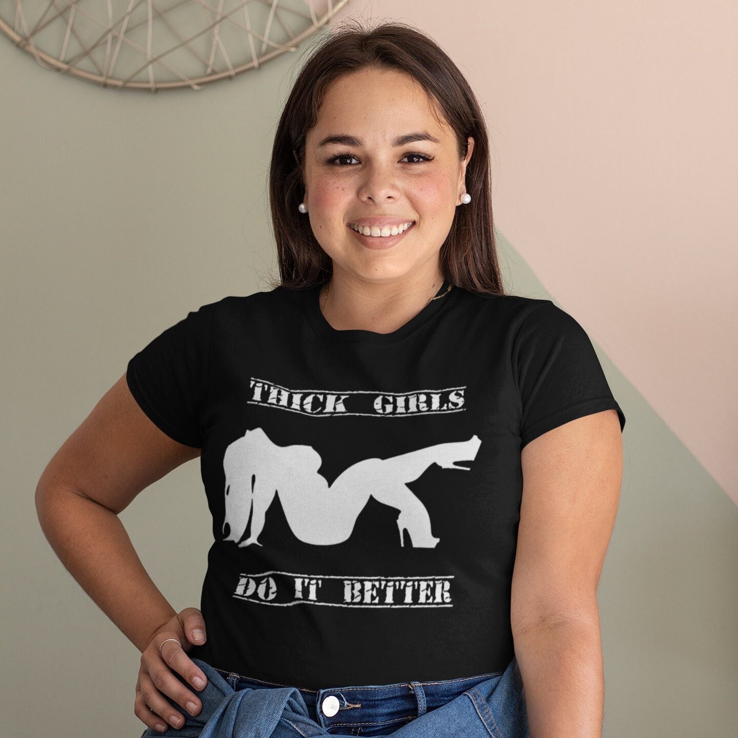 Thick Girls Do It Better Body Positive Plus Size Curvy Girls Etsy