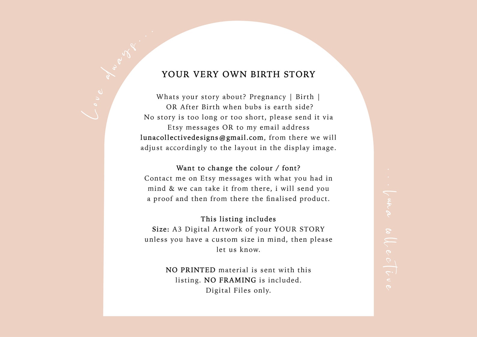Kids Wall Art CUSTOMISED BIRTH STORIES Printable and Personalised ...
