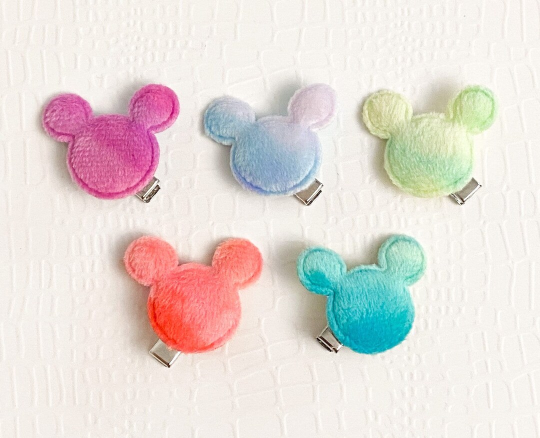 Mickey Mouse Hair Clips Toddler Disney Hair Clips - Etsy