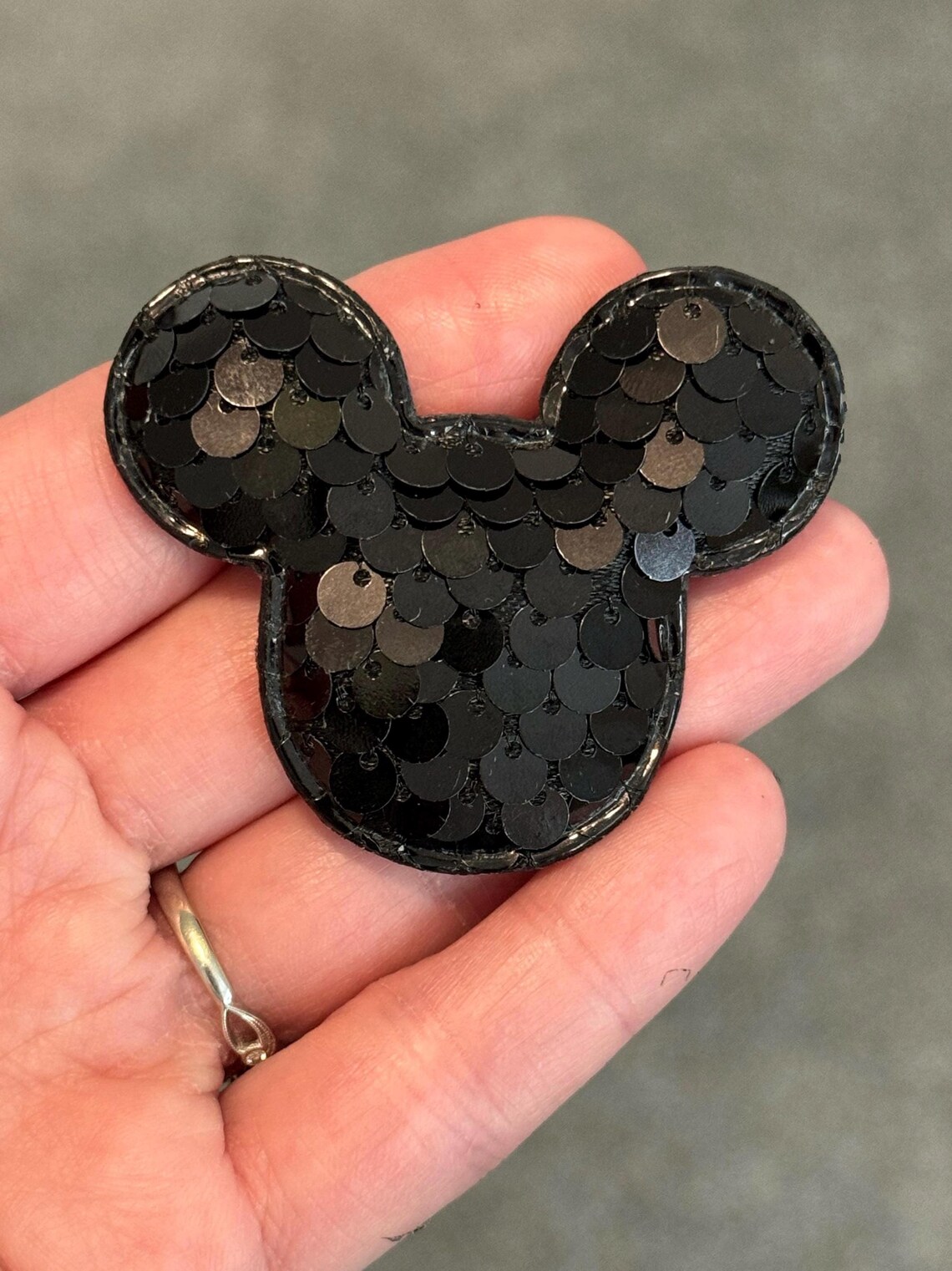 Mickey Mouse Hair Clips Sequin Mickey Clips Toddler Disney Hair Clips ...