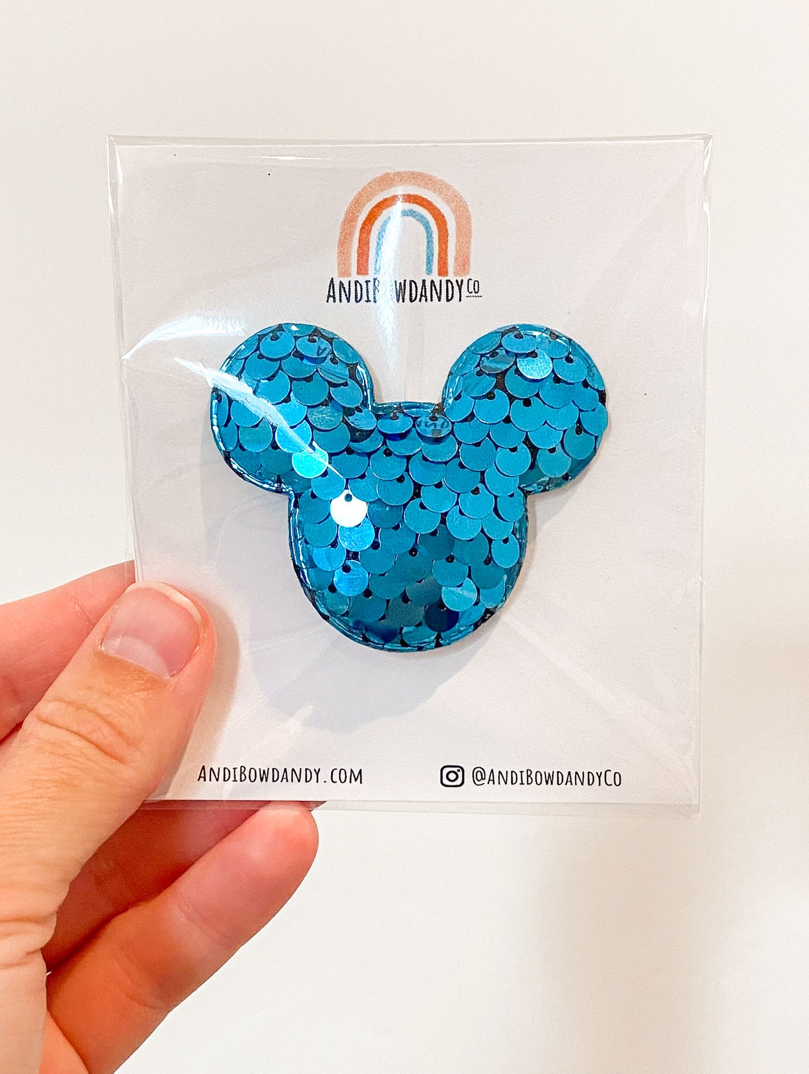 Sequin Mickey Mouse Hair Clip, Disney Toddler Hair Accessory - Etsy