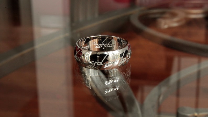 Elvish Ring Glow in the Dark / Gold/ Silver Friends Ring - Etsy