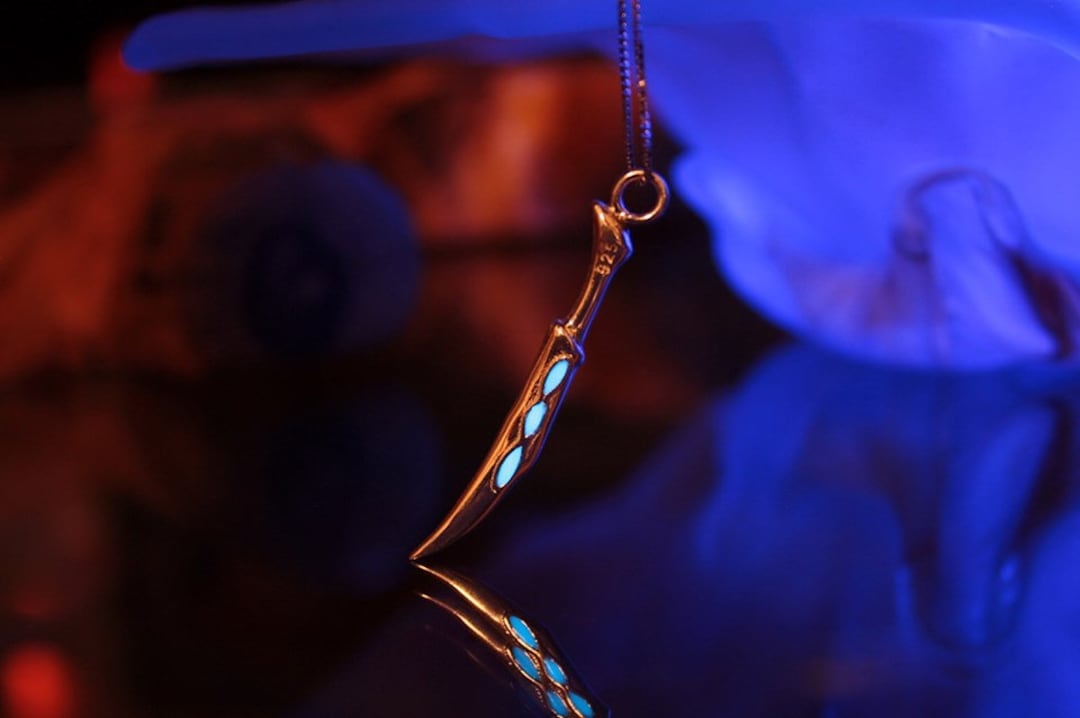 Glow Dagger Pendant (glow in the Dark) - Etsy