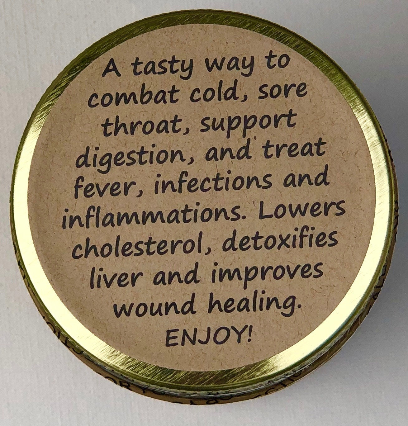 Ginger Turmeric Honey Bomb 16oz. - Etsy