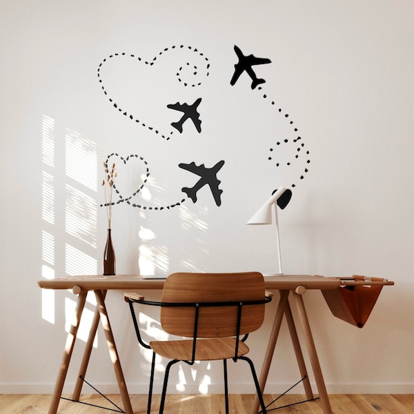 Airplane Wall Decals - Etsy