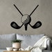 Golf Ball Large Wall Vinyl Emblem Sport Lover Gift Game Club Sign Wall ...