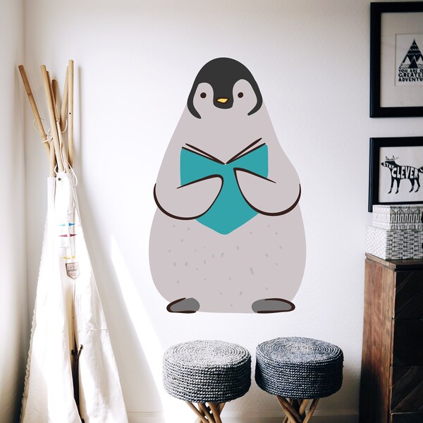 Penguin Wall Decals - Etsy