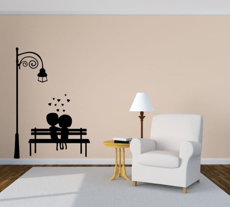 Couple Bench Love Heart Romantic Saint Valentine's Day - Etsy