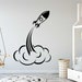 Rocket Space Nursery Kids Room Wall Sticker Vinyl Car Decal - Etsy
