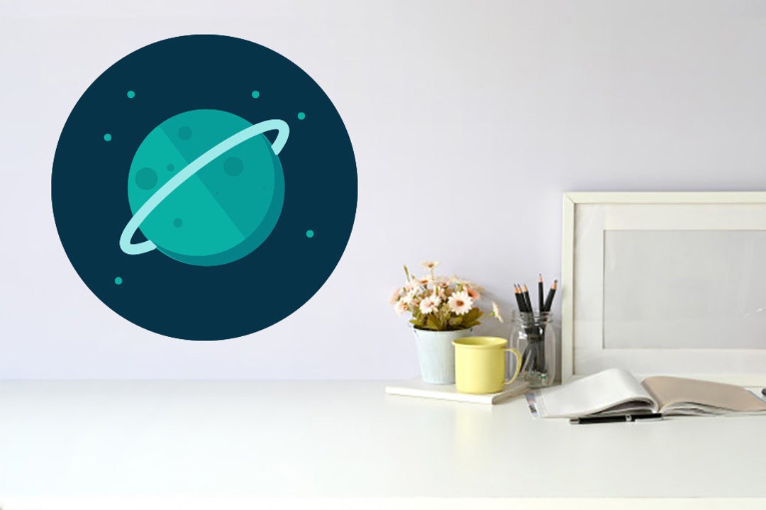 Uranus Planet Space Car Wall Sticker Vinyl Decal Mural Art Decor LP8183 ...