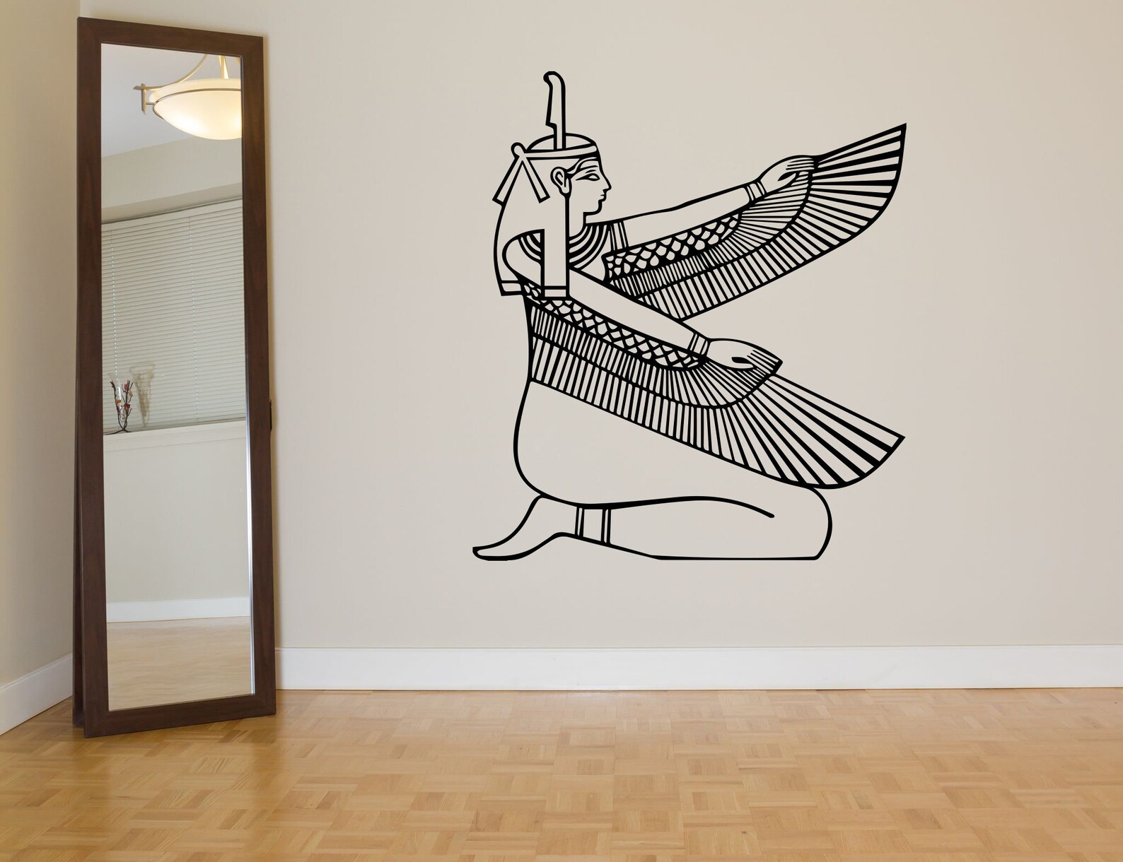 Egyptian God Wings Pyramid Giza Ancient Egypt Pharaoh Wall - Etsy