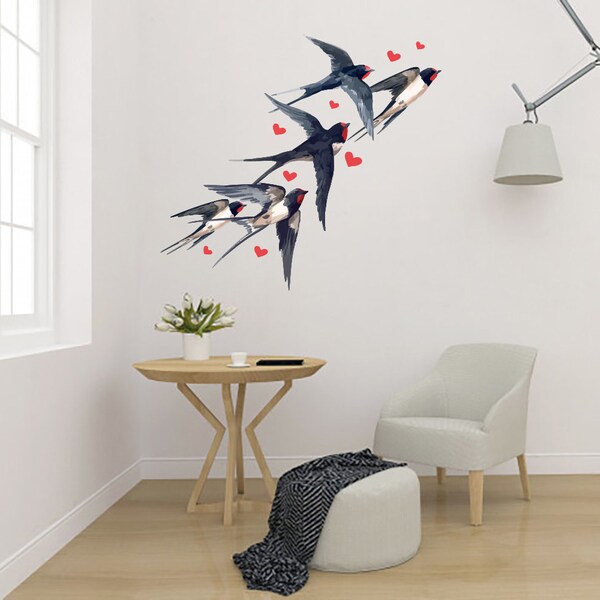 Swallow Decal - Etsy