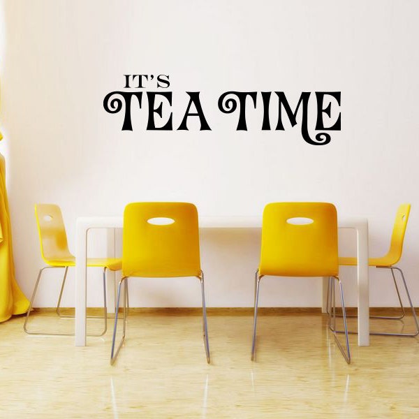Tea Wall Decal - Etsy