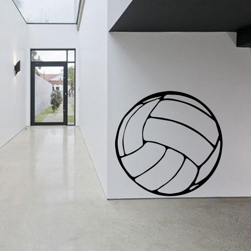 Volleyball Wall Decal - Etsy