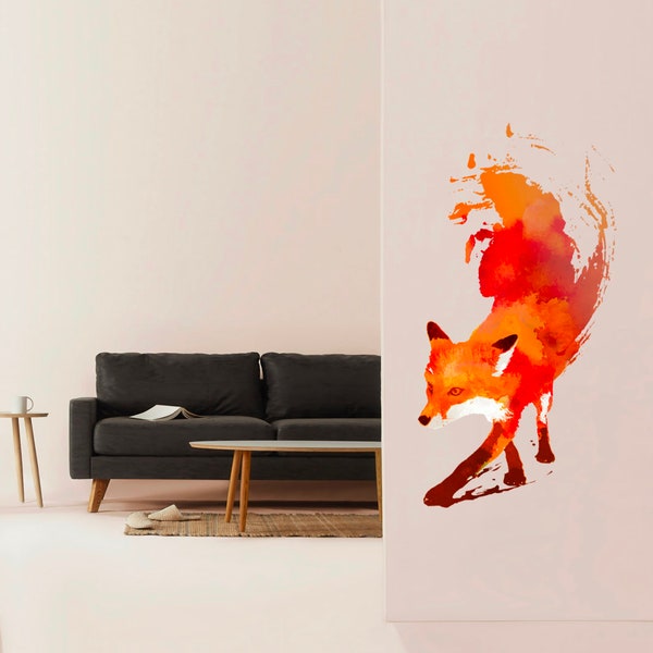 Fox Wall Decal - Etsy