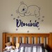 Mackenzie Boy Name Prince Crown King Nursery Kids Room Wall Sticker ...