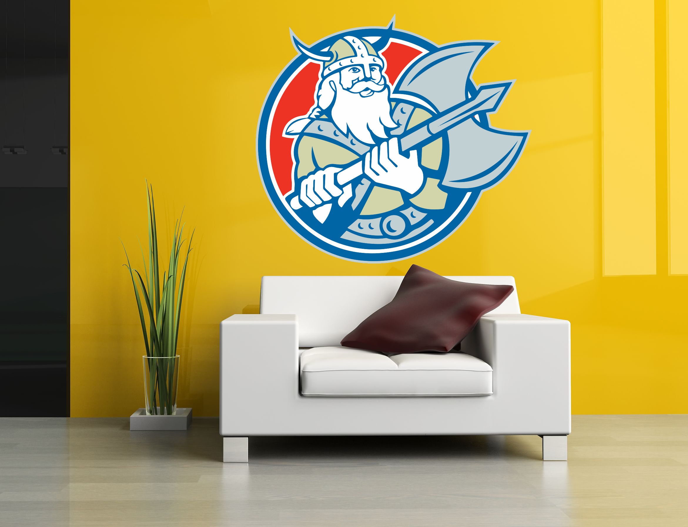 Viking Scandinavian Norse Mythology Car Wall Sticker Vinyl | Etsy