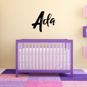 Ada Girl Name Nursery Kids Room Wall Sticker Vinyl Decal Mural - Etsy