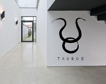 Taurus Symbol Taurus Decal Sticker Taurus Car Decal Yeti Ipad - Etsy