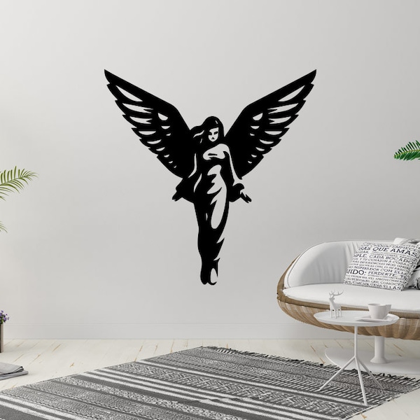 Angel Wall Decal - Etsy