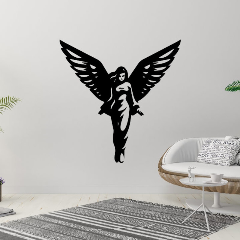 Angel Wall Decal - Etsy