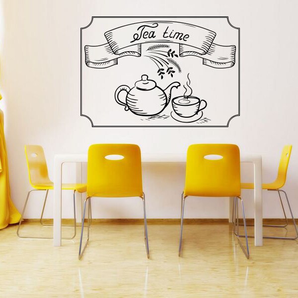 Tea Wall Decal - Etsy