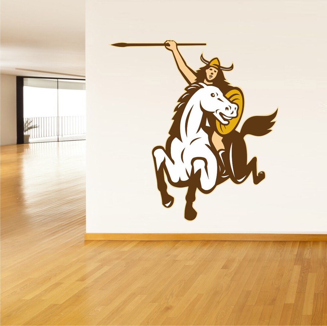 Valkyrie Scandinavian Norse Mythology Car Wall Sticker Vinyl Decal ...