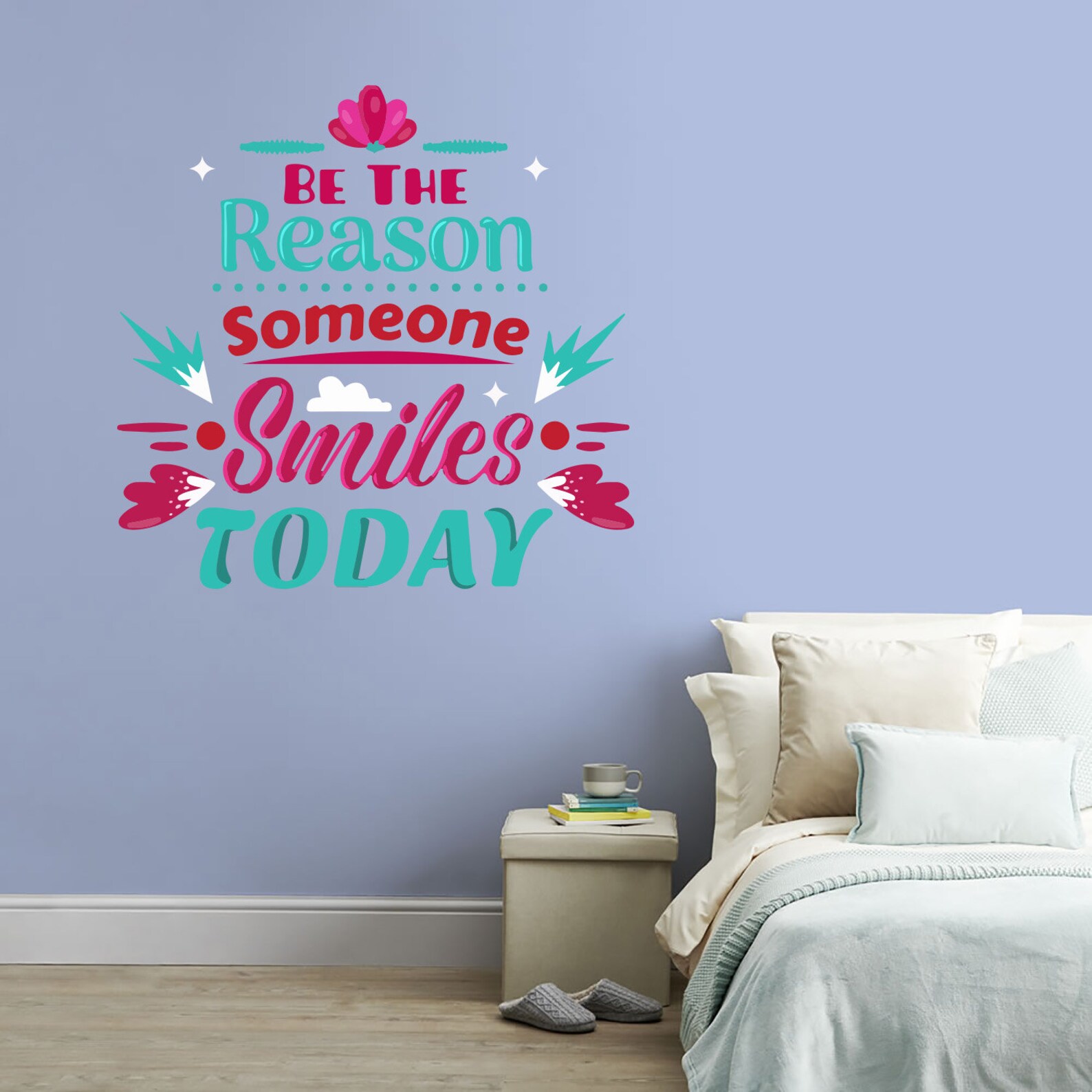 Be the Reason Someone Smiles Today Quote Wall Decoration - Etsy