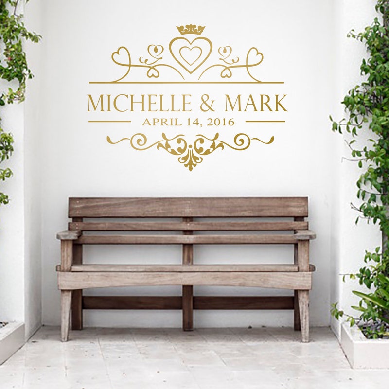 Wedding Wall Decals - Etsy