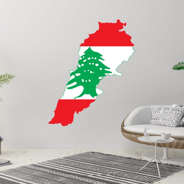 Lebanese Flag Art - Etsy