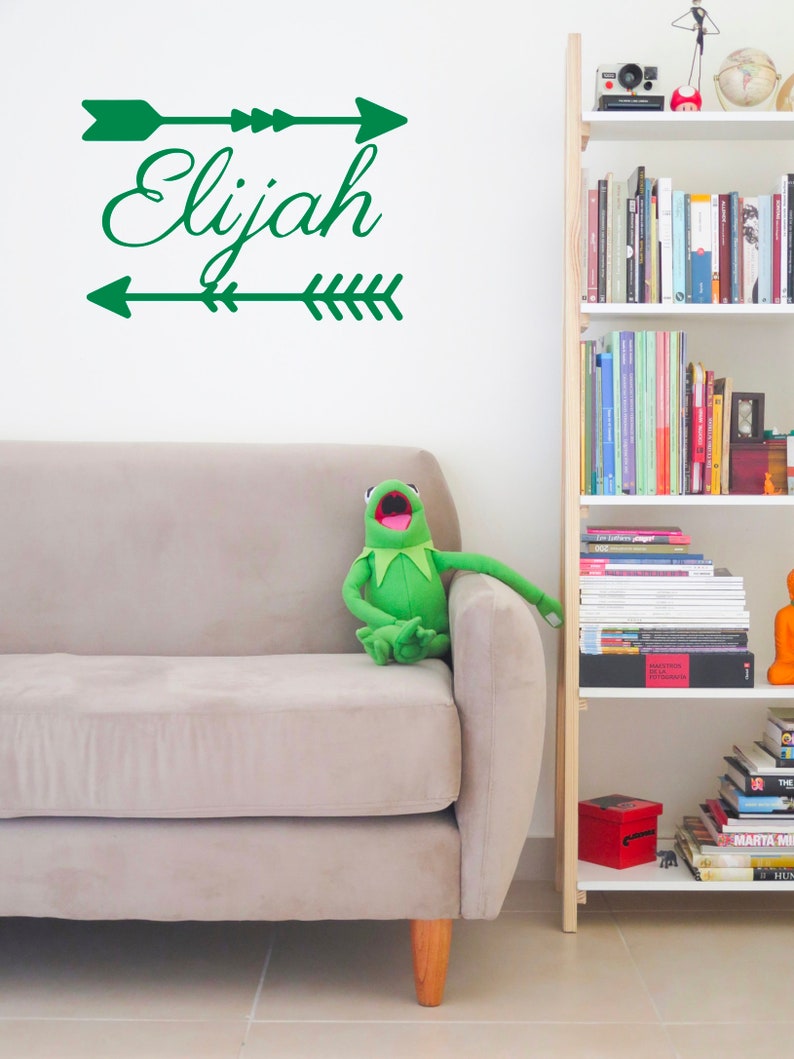 Elijah Boy Name Arrows Wall Sign Nursery Decoration Kids Room | Etsy