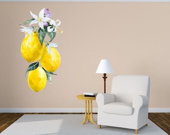 Lemon Tree Mural - Etsy