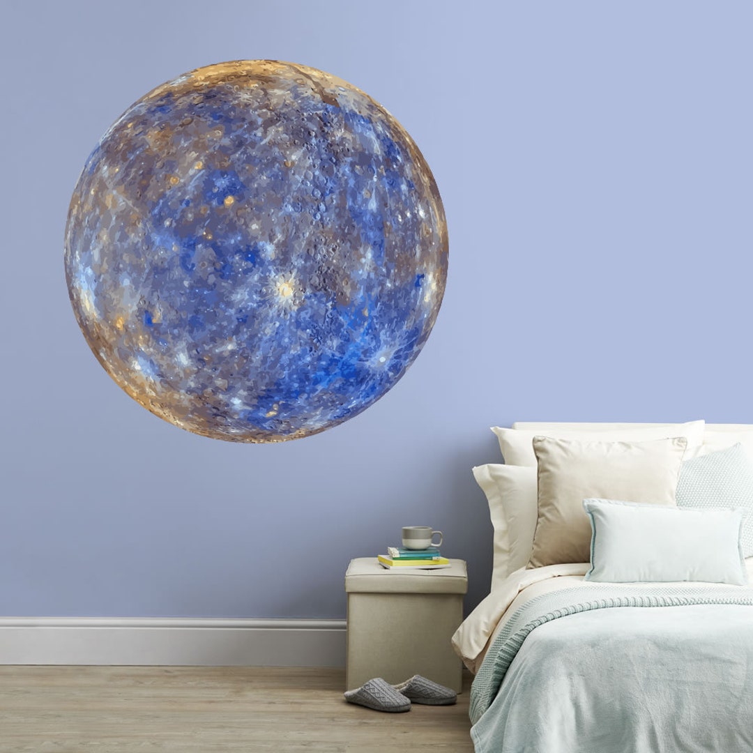 Mercury Planet Space Car Wall Sticker Vinyl Decal Mural Art Decor ...