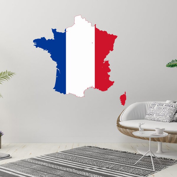 French Flag Car Decal - Etsy