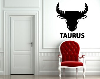 Taurus Symbol Taurus Decal Sticker Taurus Car Decal Yeti Ipad - Etsy