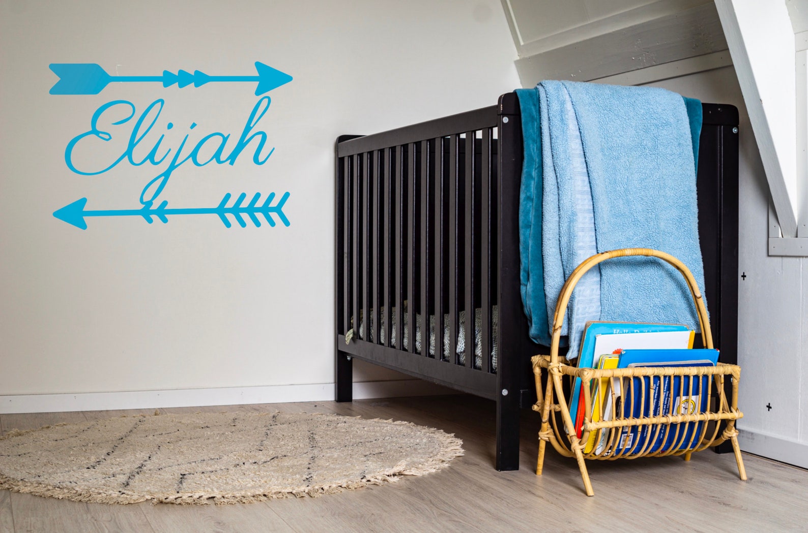 Elijah Boy Name Arrows Wall Sign Nursery Decoration Kids Room | Etsy