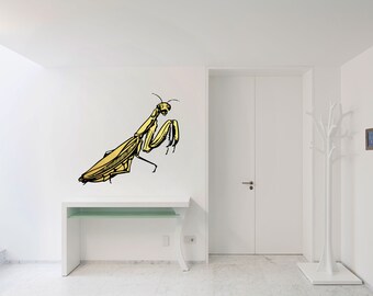 Praying Mantis Car Decal - Etsy