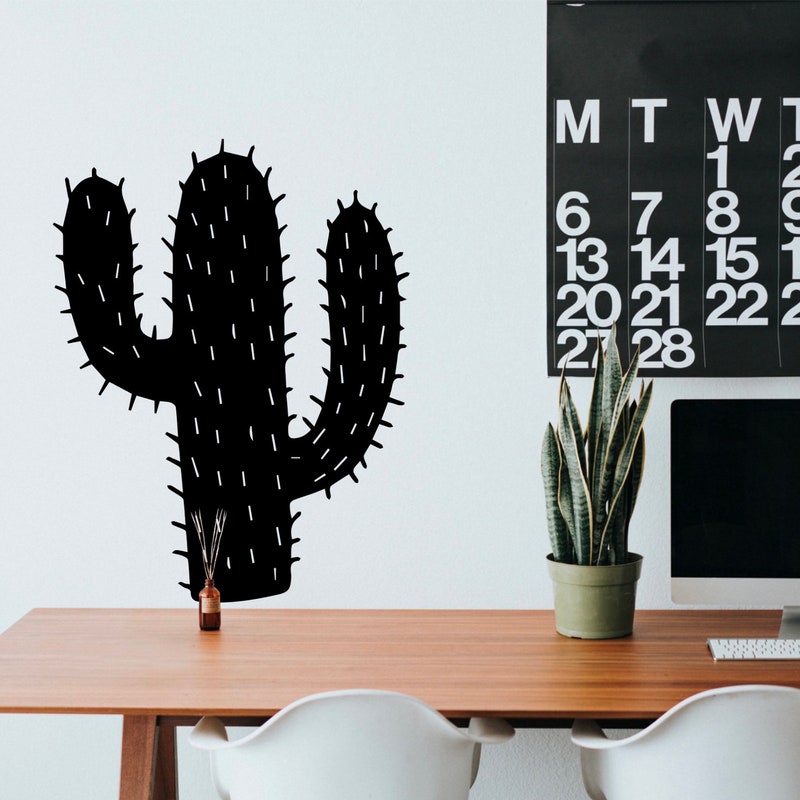 Large Cactus Wall Decal - Etsy