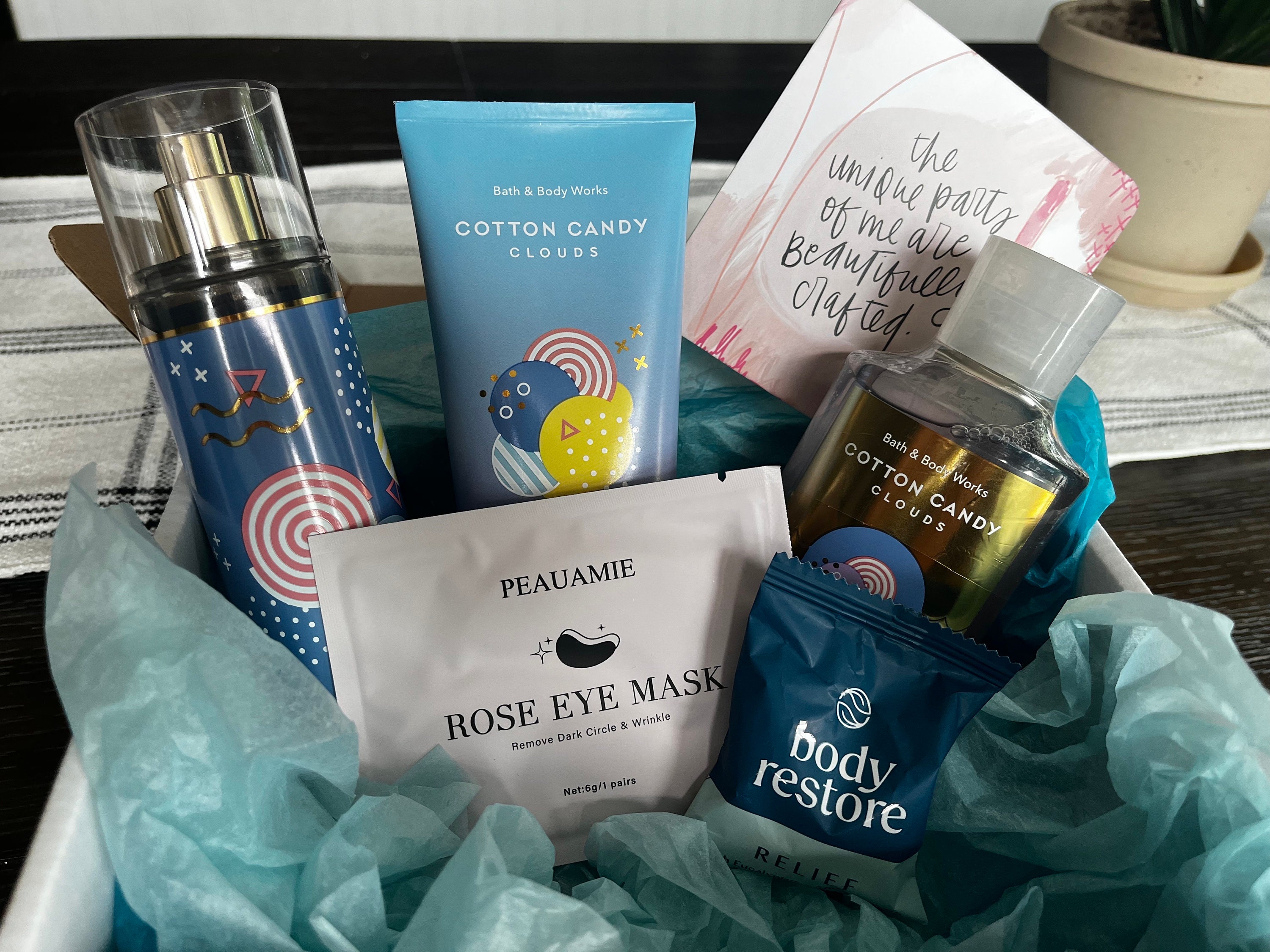 Cotton Candy Clouds Spa & Relaxation Gift Box Complete Luxury ...