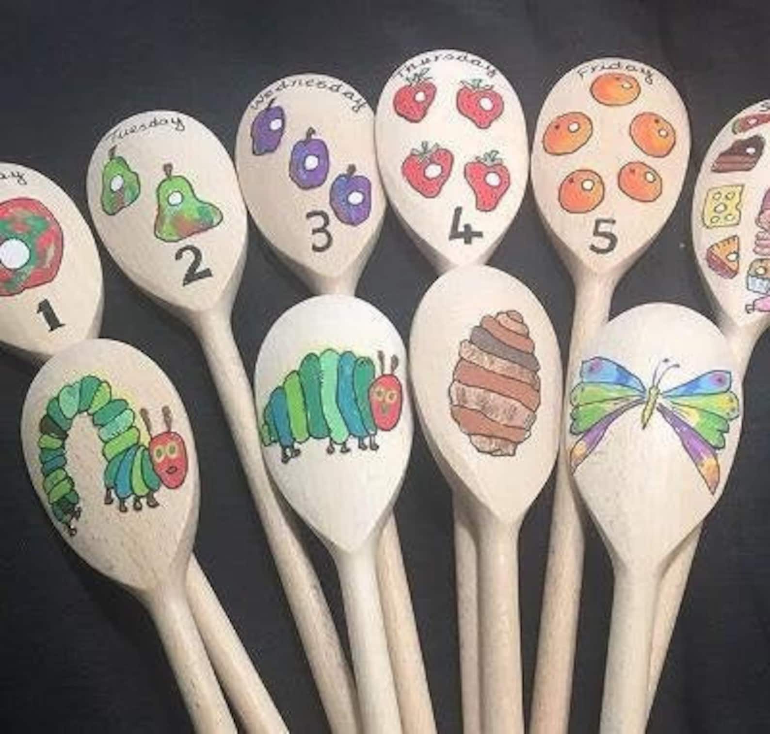 Set of 10 Story Spoons to Accompany the Story of the Hungry - Etsy