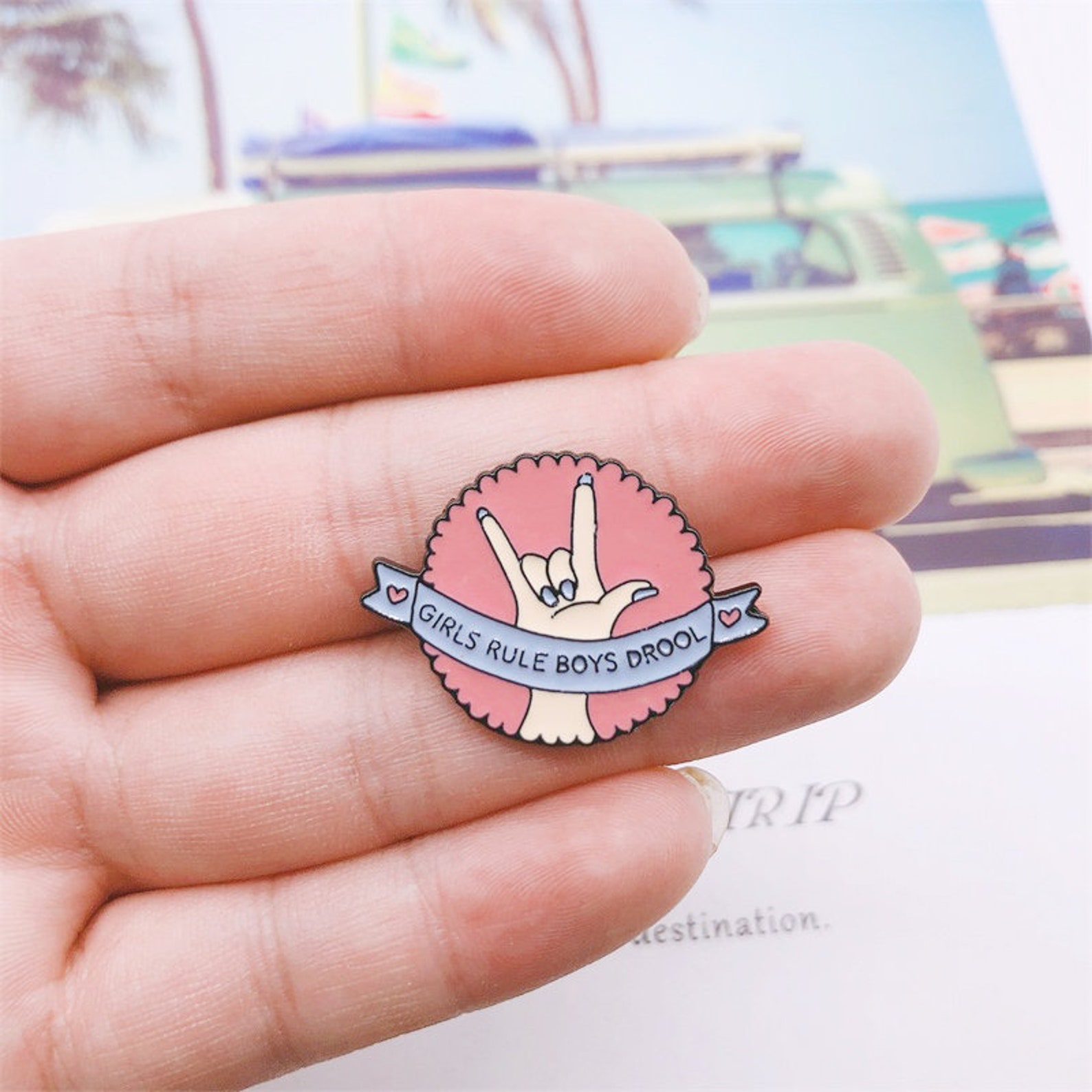 Punk Rock Pins Punk Enamel Pin Punk Pins Hard Enamel Pin Punky Etsy
