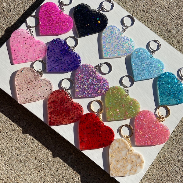 Resin Heart - Etsy