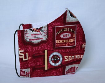 Face Mask Florida Seminoles - Etsy
