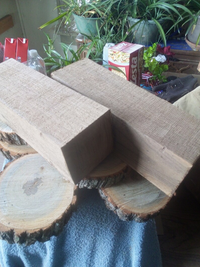 Walnut Black Walnut 2 Actual Pieces Shown Sealed Spindle Turning Craft ...