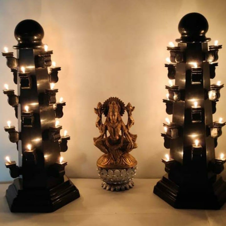 Heritage Kosh Deep Stambh With 21 Lights: Made in India - Etsy