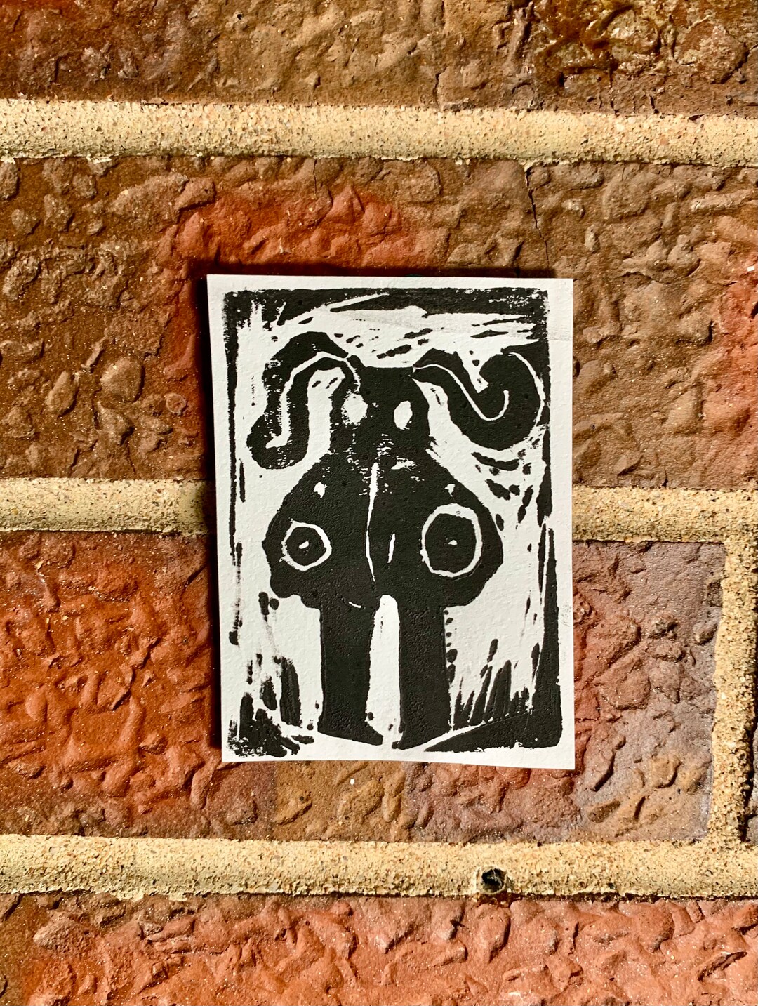 Mini Mothman Print - Etsy