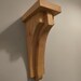 Rustic, Capped Solid Oak Corbel Set - Etsy