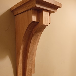 Rustic, Capped Solid Oak Corbel Set - Etsy