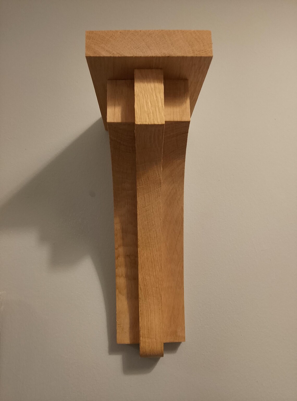 Rustic, Capped Solid Oak Corbel Set - Etsy